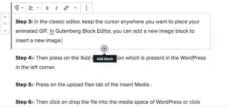 How to add animated gif images in WordPress Posts? – Gaurav Tiwari