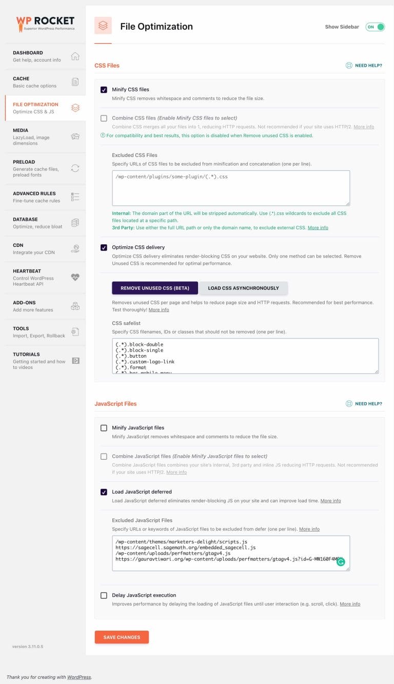 WP Rocket Best Settings for the Optimal Performance in 2025
